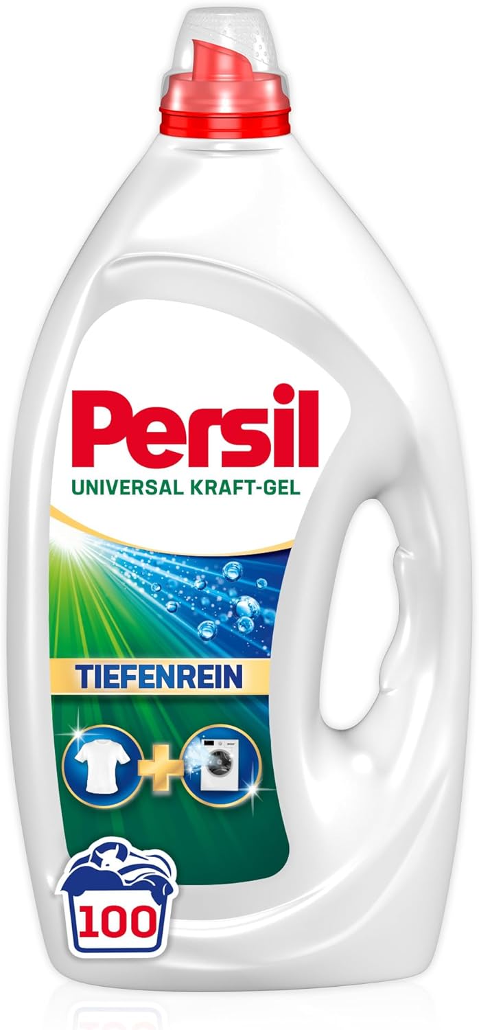 Persil Universal Power Gel (100 wash loads), liquid detergent with deep ...