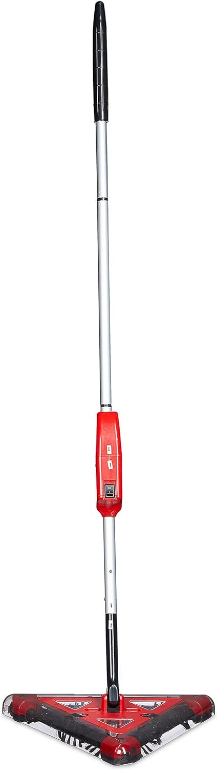 Relaxdays Cordless Broom – Cordless electric broom with triangular head ...
