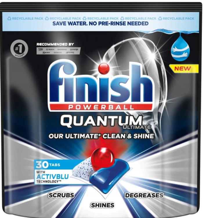 Dishwasher tablets Quantum Super Power 30 capsules () - Price at ezon.com