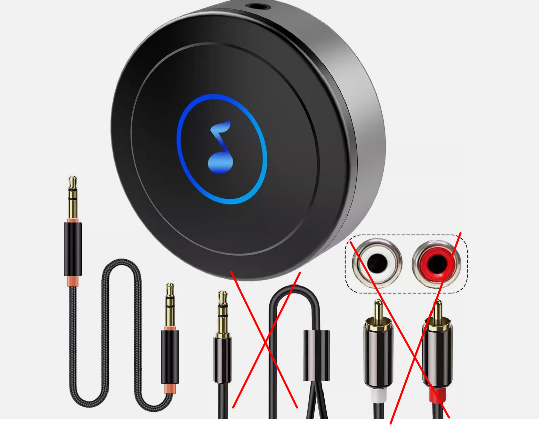 BLACKHORSE Bluetooth 5.0 receiver for stereo system, AUX Bluetooth ...