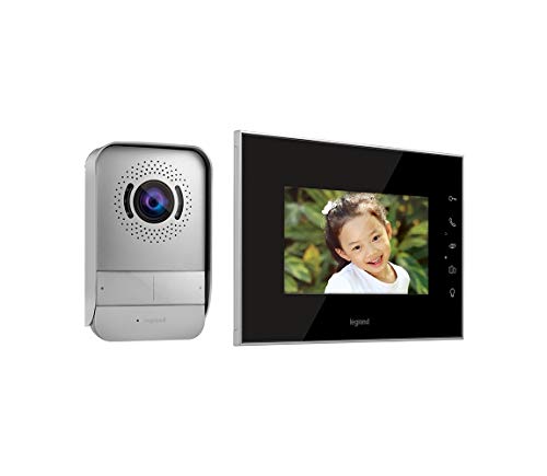 Legrand 369220 Video Door Intercom System 2-Wire, 7" Mirror Monitor ...